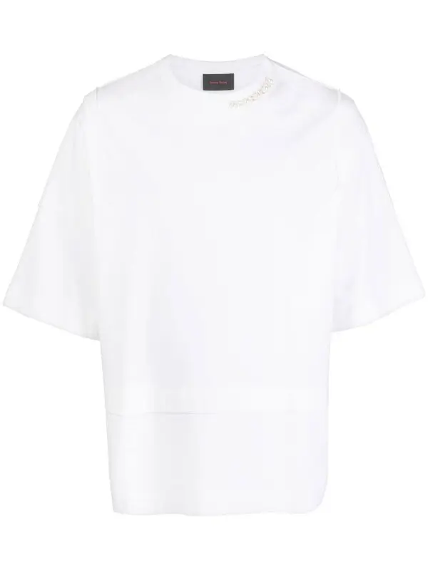 Simone Rocha Pearl-embellished Layered T-shirt