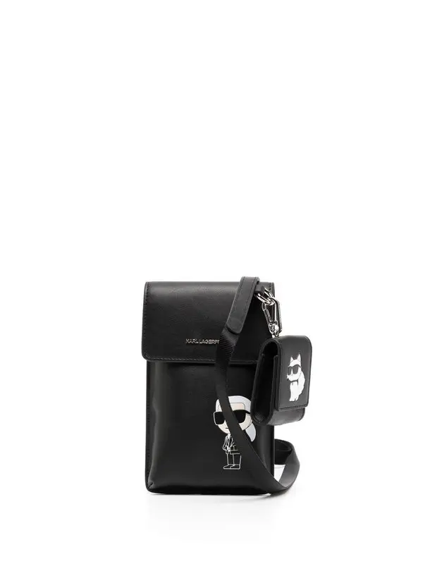 Karl Lagerfeld Kikonik 20 Leather Pouch