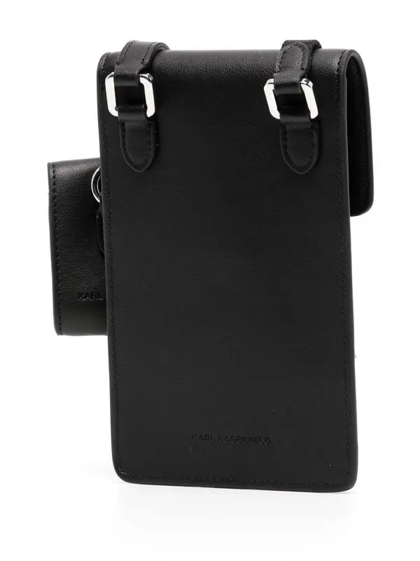 Karl Lagerfeld Kikonik 20 Leather Pouch