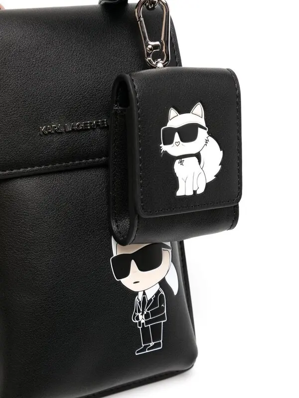 Karl Lagerfeld Kikonik 20 Leather Pouch