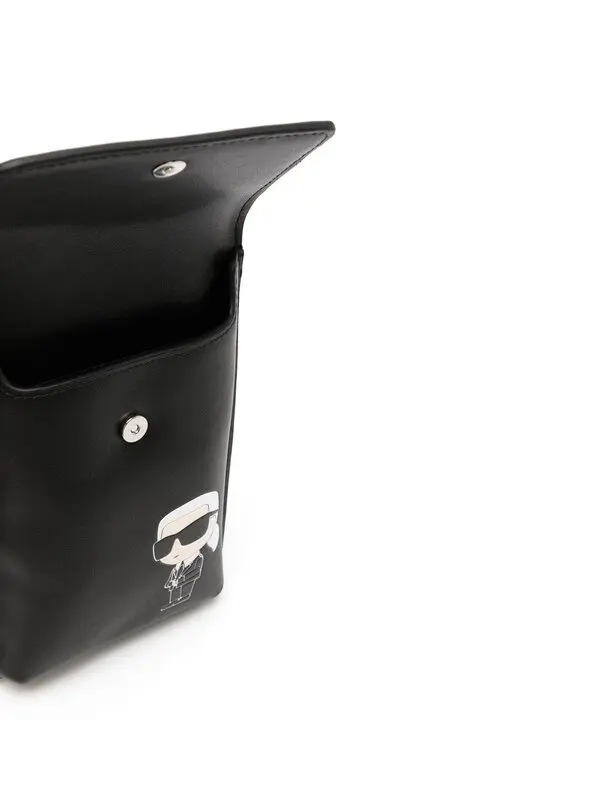 Karl Lagerfeld Kikonik 20 Leather Pouch