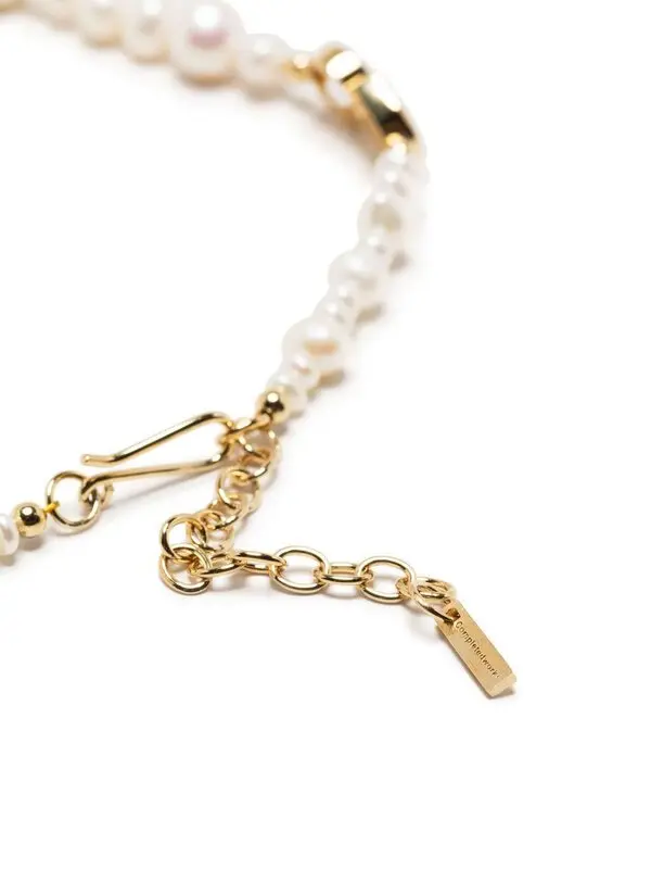 Completedworks Glitch Crystal-pearl Necklace