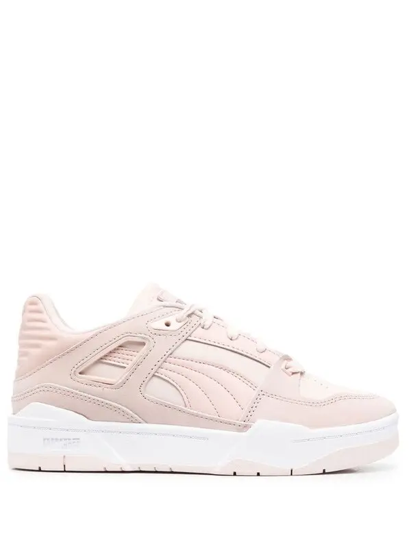 PUMA Panelled Low-top Sneakers - Pink