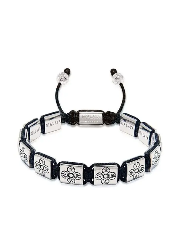 NIALAYA JEWELRY The Dorje Flatbead Bracelet - Silver