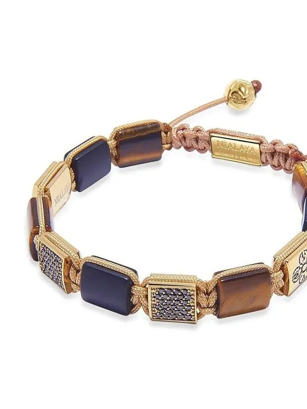 NIALAYA JEWELRY Beaded Bracelet - Brown