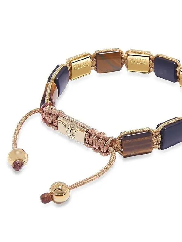 NIALAYA JEWELRY Beaded Bracelet - Brown