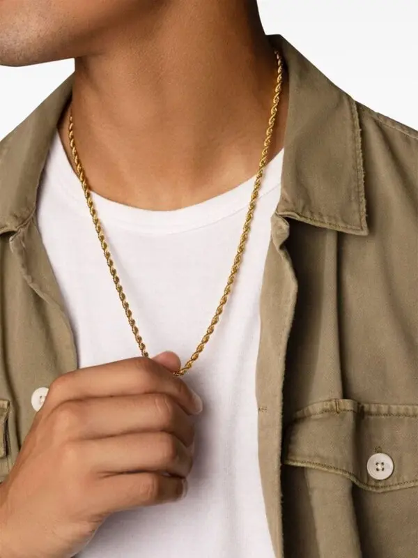 NIALAYA JEWELRY Polished Rope Chain Necklace