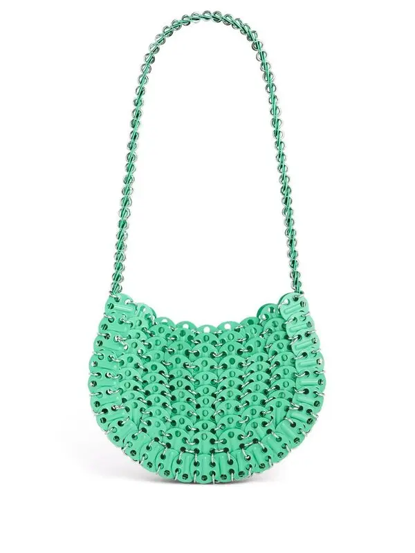 Rabanne Moon 1969 Shoulder Bag - Green