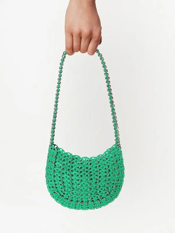 Rabanne Moon 1969 Shoulder Bag - Green