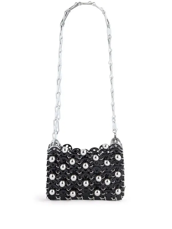 Rabanne Nano 1969 Beaded Shoulder Bag