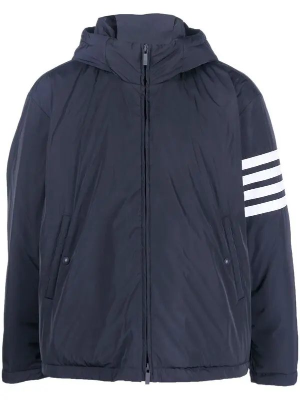 Thom Browne 4-bar Stripe Padded Jacket - Blue