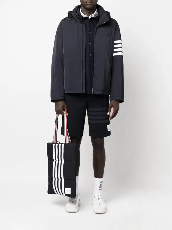 Thom Browne 4-bar Stripe Padded Jacket - Blue