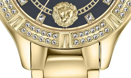 Versace Canton Road Crystal Bracelet Watch - Yellow Gold