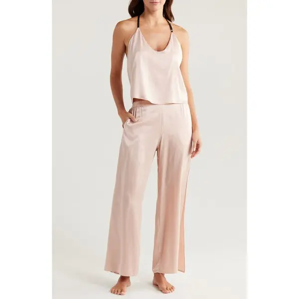 Lunya Washable Mulberry Silk Pajamas - Delicate Pink
