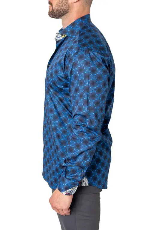 MACEOO Einstein Regular Fit Crossover Button-up Shirt