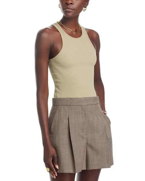 Rag & Bone Essential Ribbed Racerback Tank - Sage