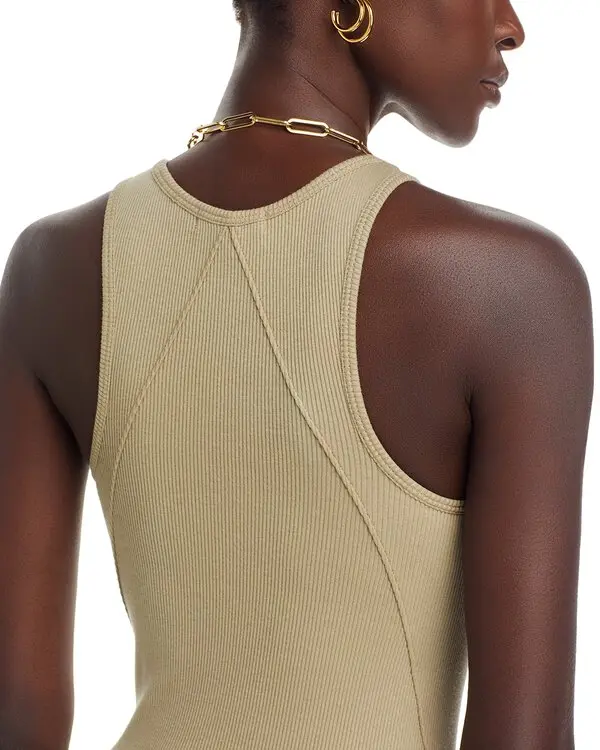 Rag & Bone Essential Ribbed Racerback Tank - Sage