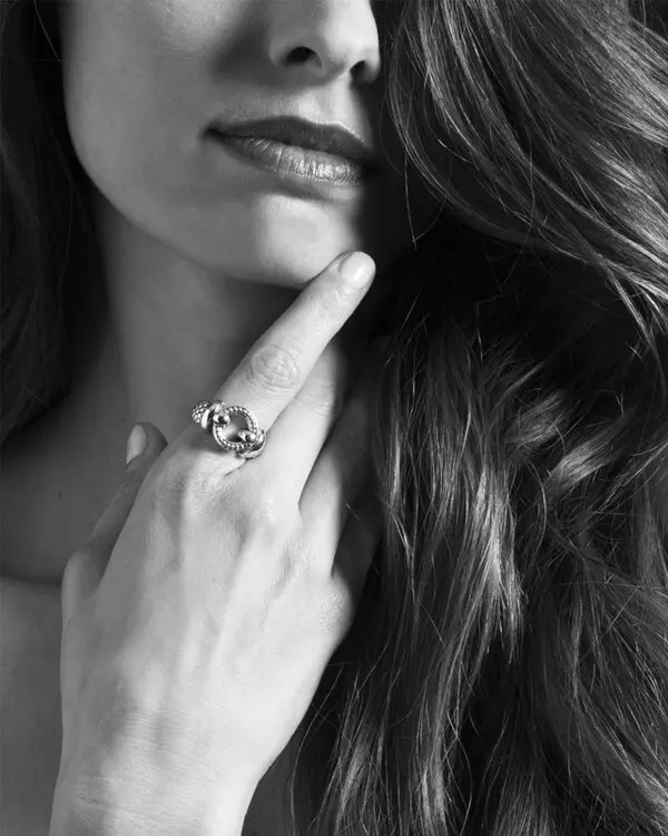 Lagos Sterling Beaded Ring