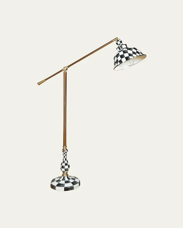 MACKENZIE-CHILDS Courtly Check Reading Floor Lamp