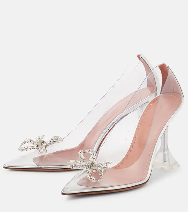 Amina Muaddi Rosie Pvc Pumps