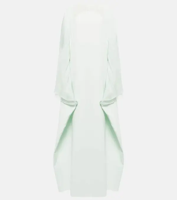 Safiyaa Silk-trimmed Kaftan
