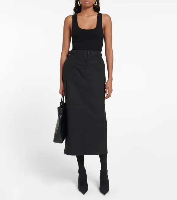 Wardrobe.NYC Ribbed-knit Tank Top