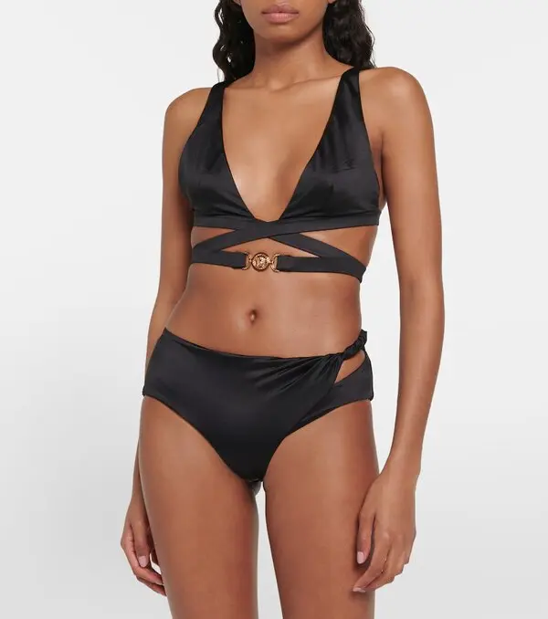 Versace Bikini Bottom - Black
