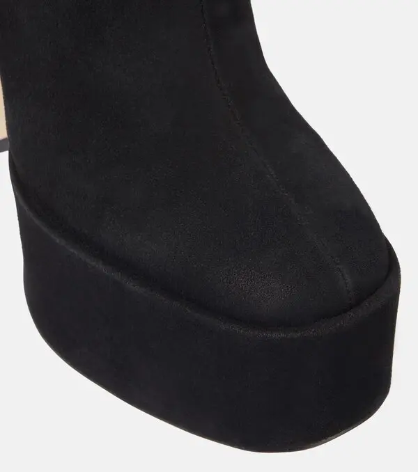 Paris Texas Ivana Suede Platform Ankle Boots
