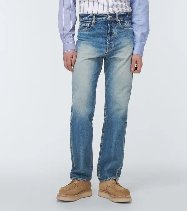Kenzo Asagao High-rise Straight Jeans