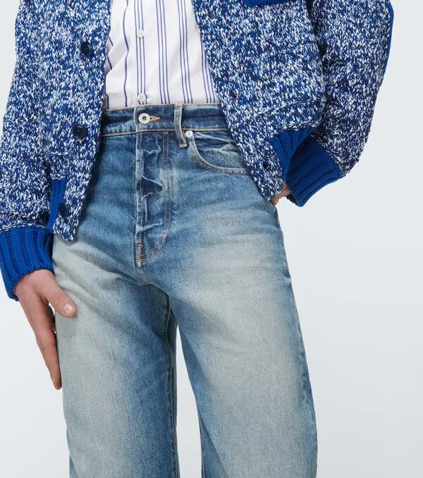 Kenzo Asagao High-rise Straight Jeans