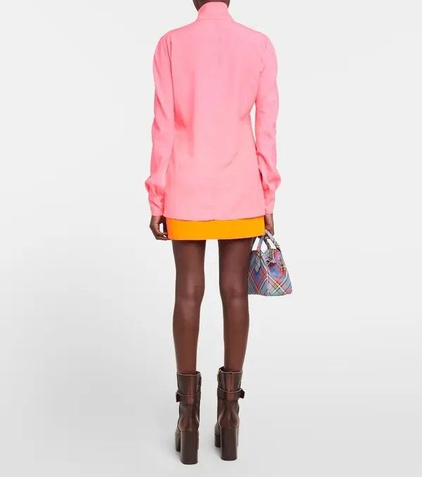 VIVIENNE WESTWOOD Tie-neck Crêpe Blouse