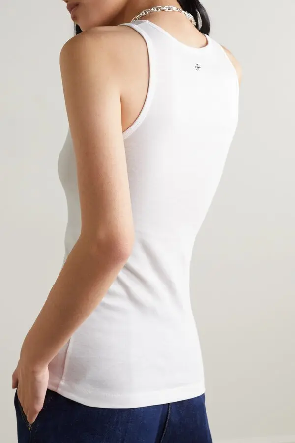 PATOU Iconic Printed Tank - White