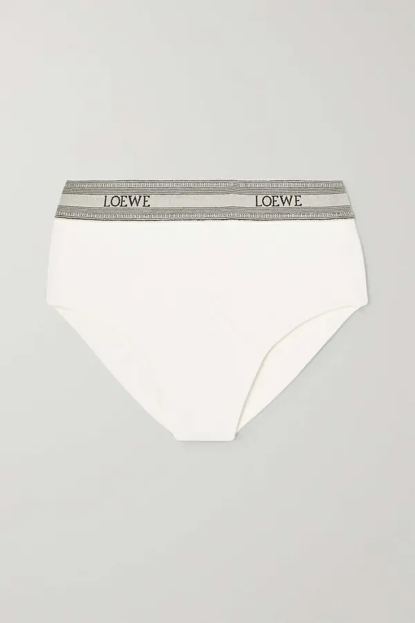 Loewe Jacquard-trimmed Stretch-jersey Briefs