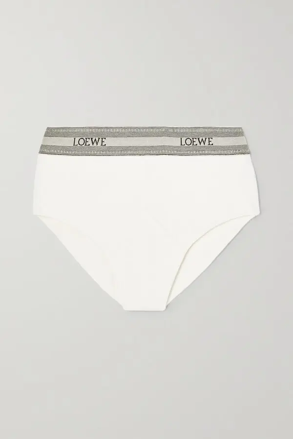 Loewe Jacquard-trimmed Stretch-jersey Briefs