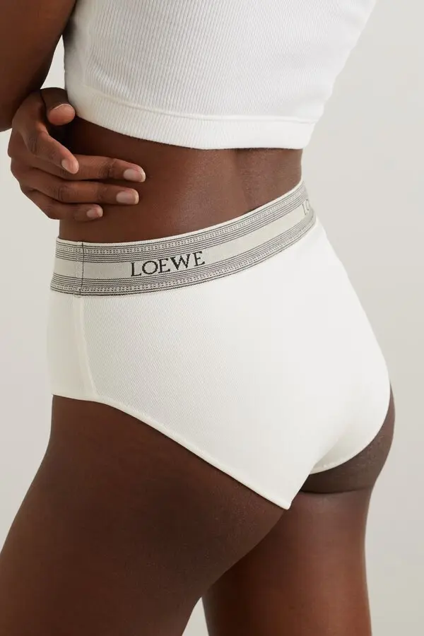 Loewe Jacquard-trimmed Stretch-jersey Briefs