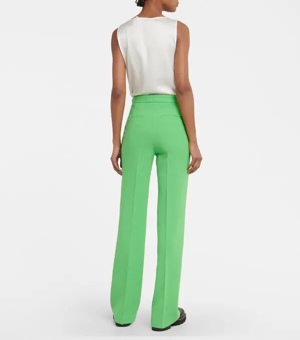 Gabriela Hearst Vesta High-rise Wide-leg Wool Pants