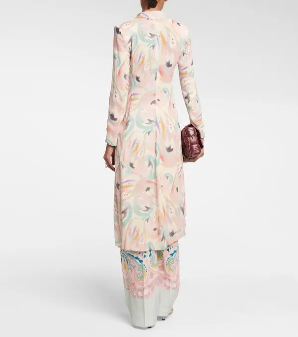 Etro Printed Silk Coat