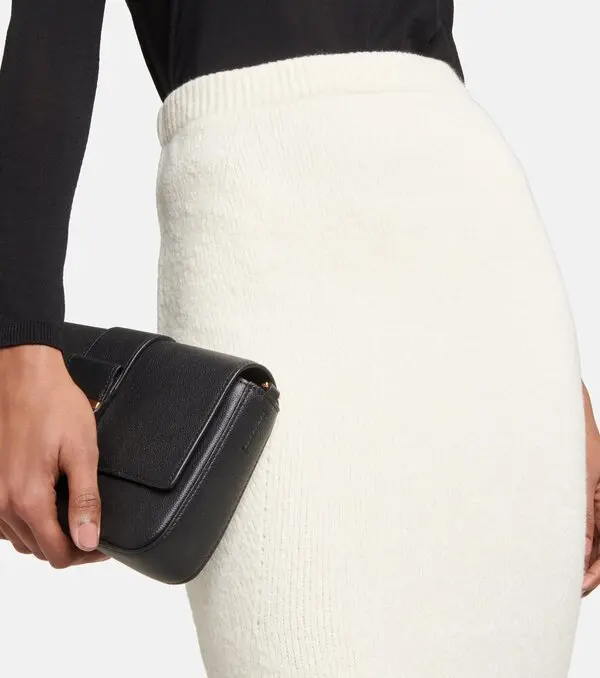 TOM FORD Knitted Cotton-blend Midi Skirt