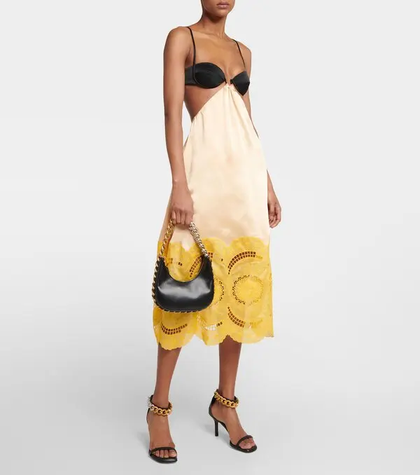 Stella McCartney Embroidered Cutout Gown