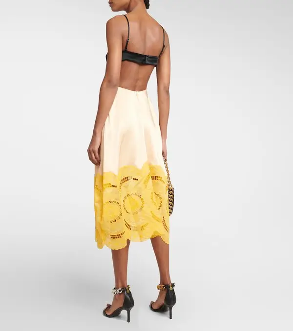 Stella McCartney Embroidered Cutout Gown - Multicoloured