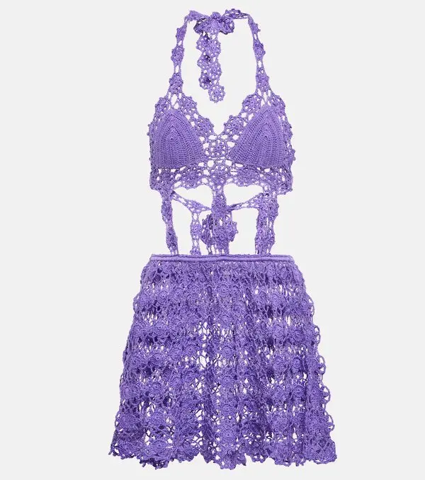 white christmas dresses The Ibiza - Crochet Coverup Dress main image 1