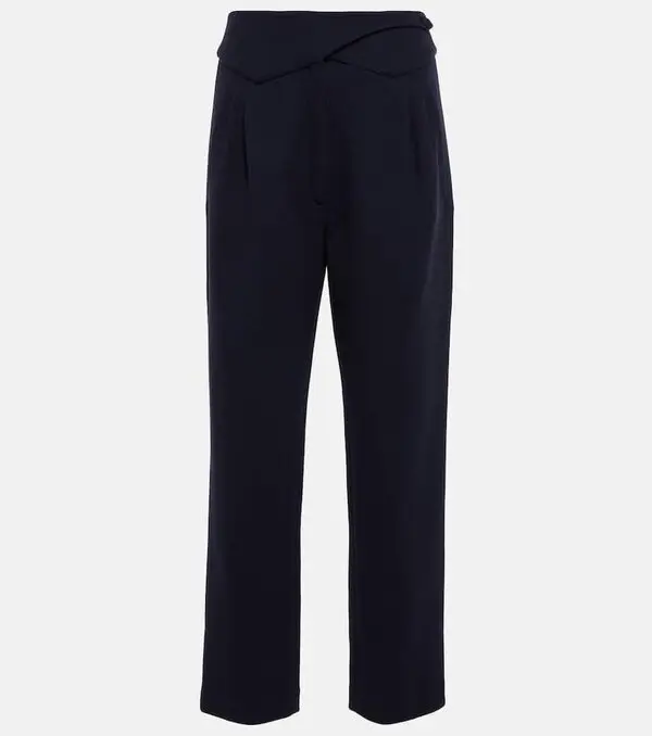 BLAZÉ MILANO Basque High-rise Virgin Wool Pants