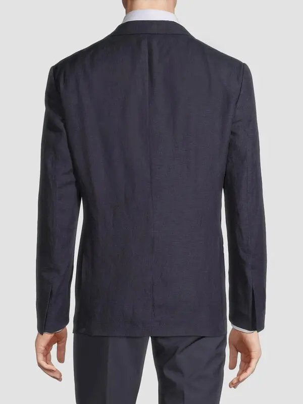 Ralph Lauren Purple Label Kent Linen & Silk Canvas Jacket