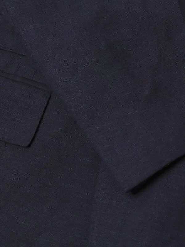 Ralph Lauren Purple Label Kent Linen & Silk Canvas Jacket