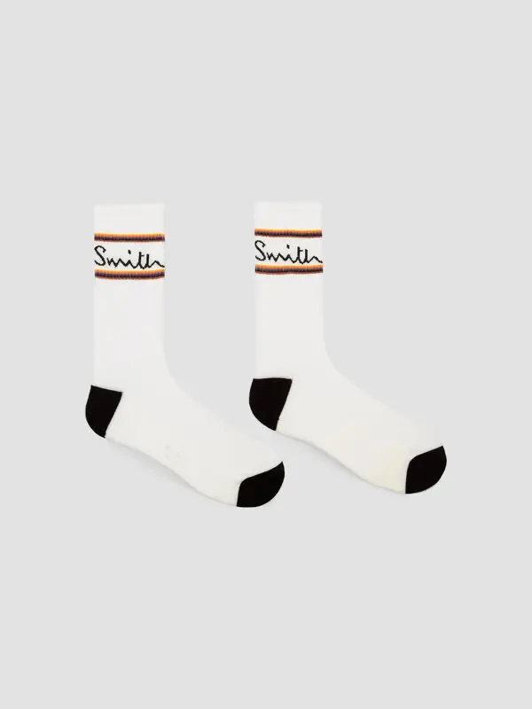 Paul Smith 3-pair Cotton-blend Logo Socks