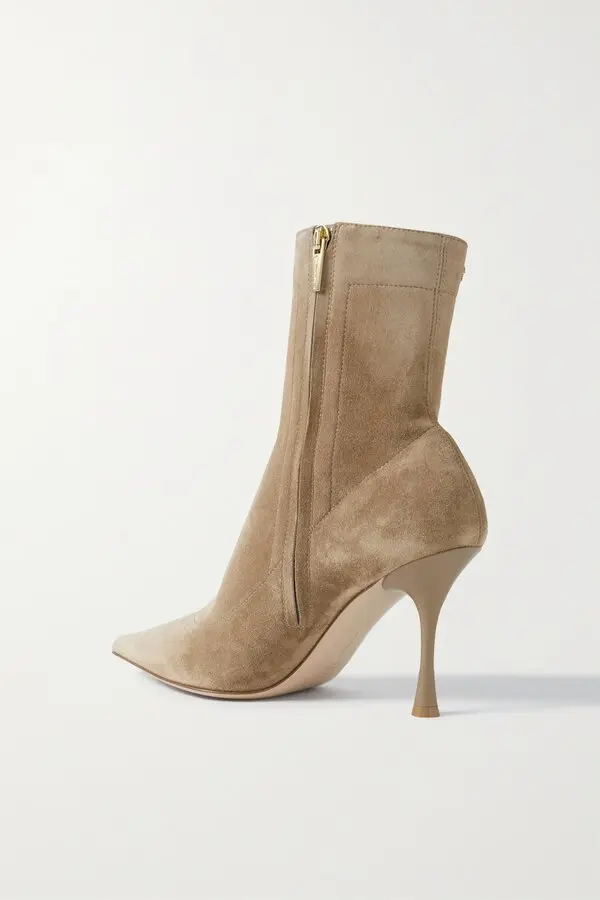 GIANVITO ROSSI 85 Suede Ankle Boots