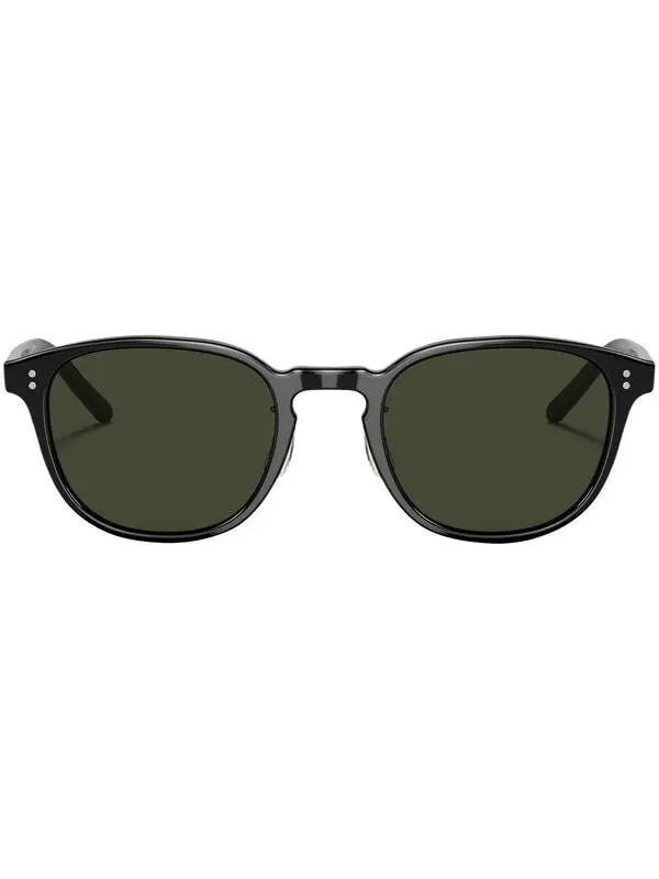 Oliver Spencer Fairmont Round-frame Sunglasses - Black