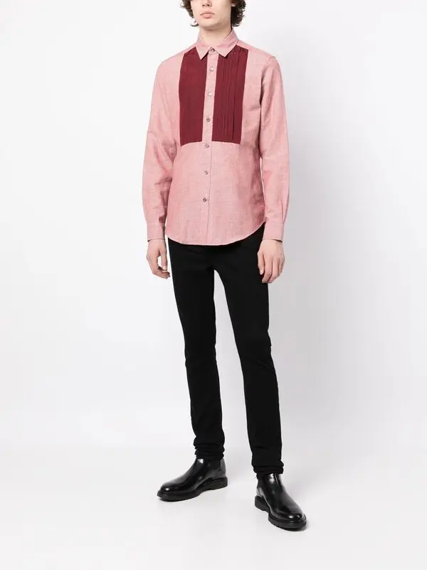 PORTS V Two-tone Long-sleeve Shirt