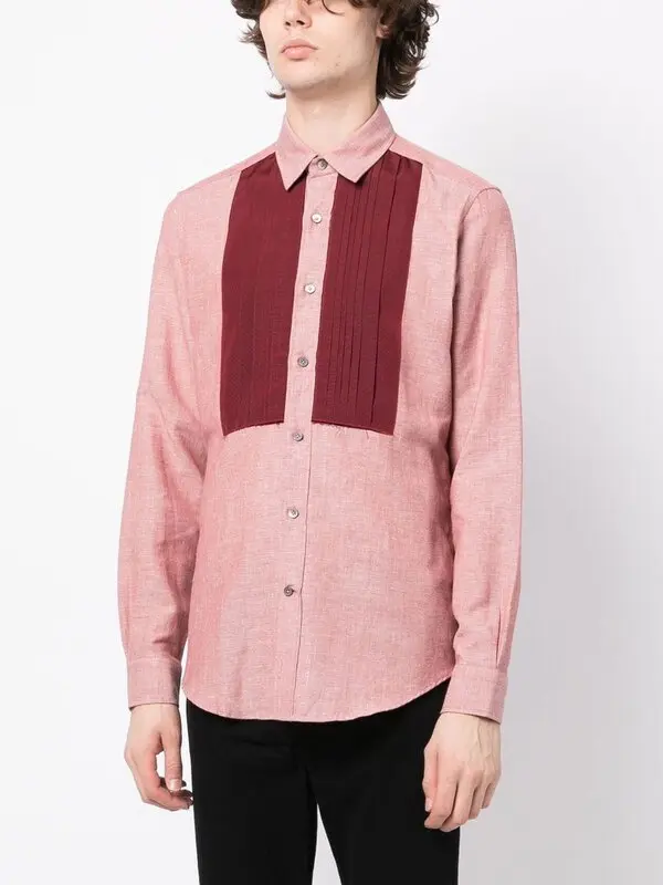 PORTS V Two-tone Long-sleeve Shirt