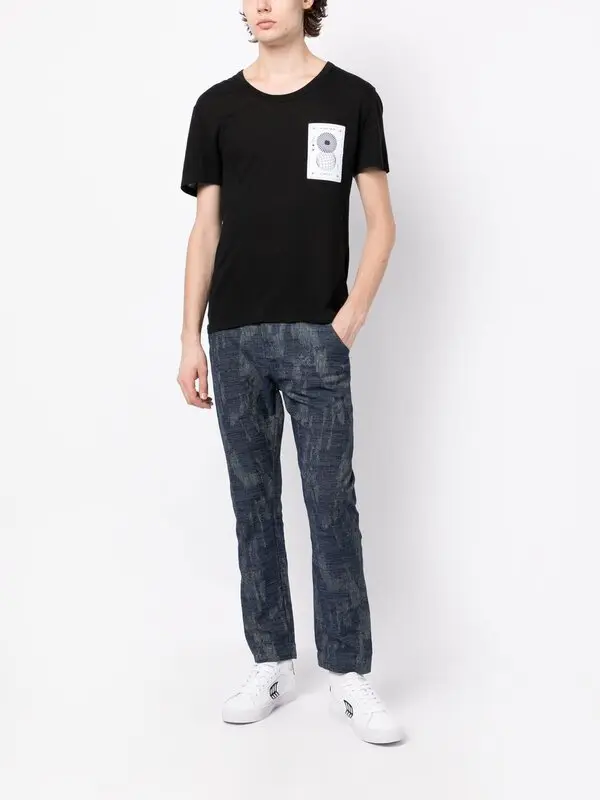 PORTS V Distressed Tapered Trousers